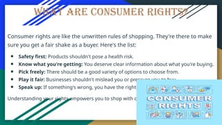 Consumer Protection and their rights .pptx