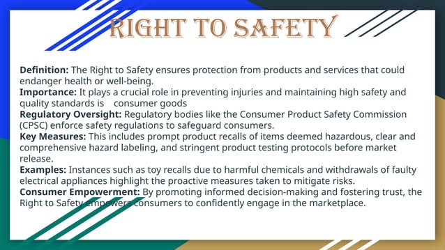 Consumer Protection and their rights .pptx