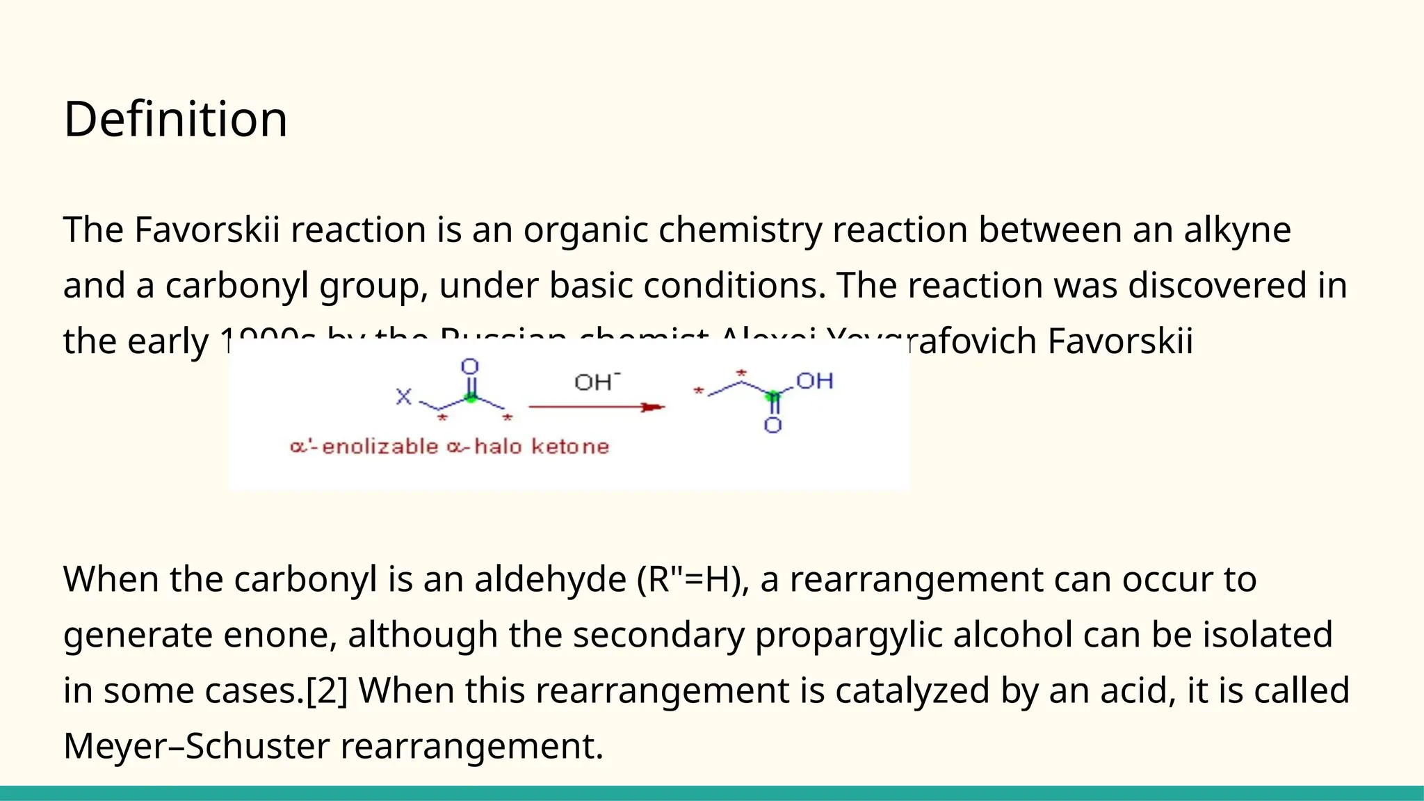 Faverviski Reaction and its mechanism .pptx