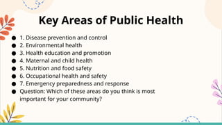 Short Introduction to Public Health.pptx | Diseases and Conditions ...