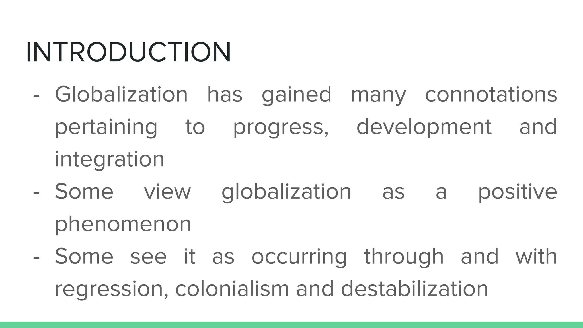 Defining Globalization Introduction And Theories Ppt