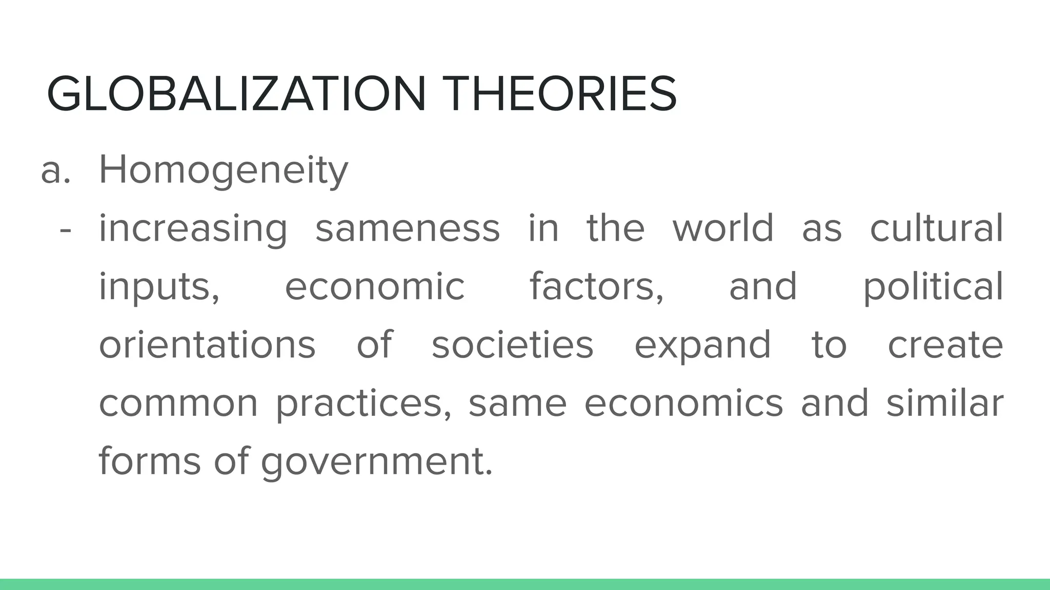 Defining Globalization, Introduction and Theories | PPT