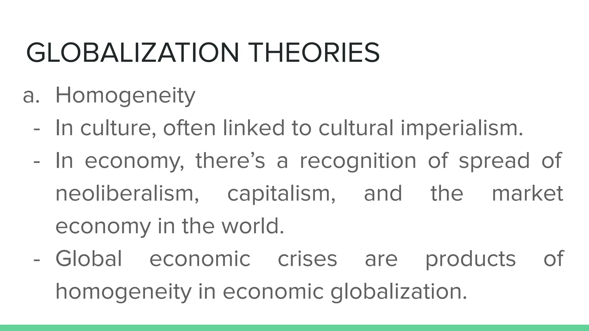 Defining Globalization, Introduction and Theories | PDF