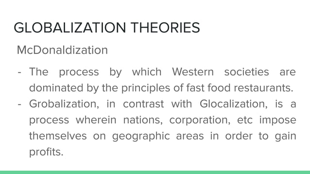 Defining Globalization, Introduction and Theories | PPT