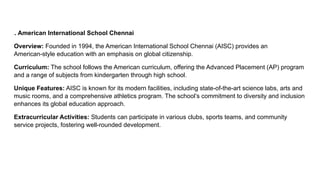 Top 10 International Schools in Chennai for a Global Education ...
