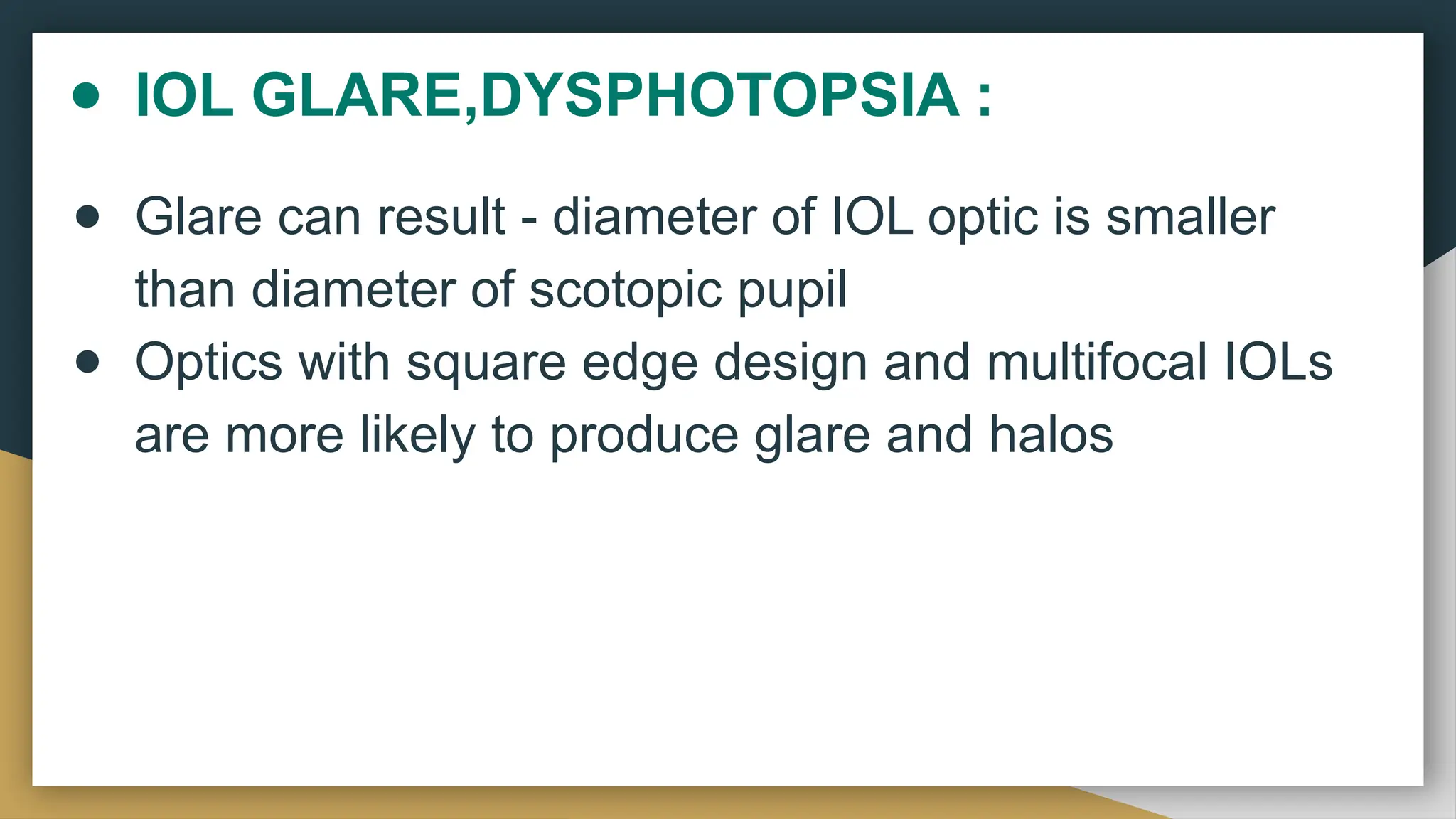iol related complications in cataract surgery | PPTX
