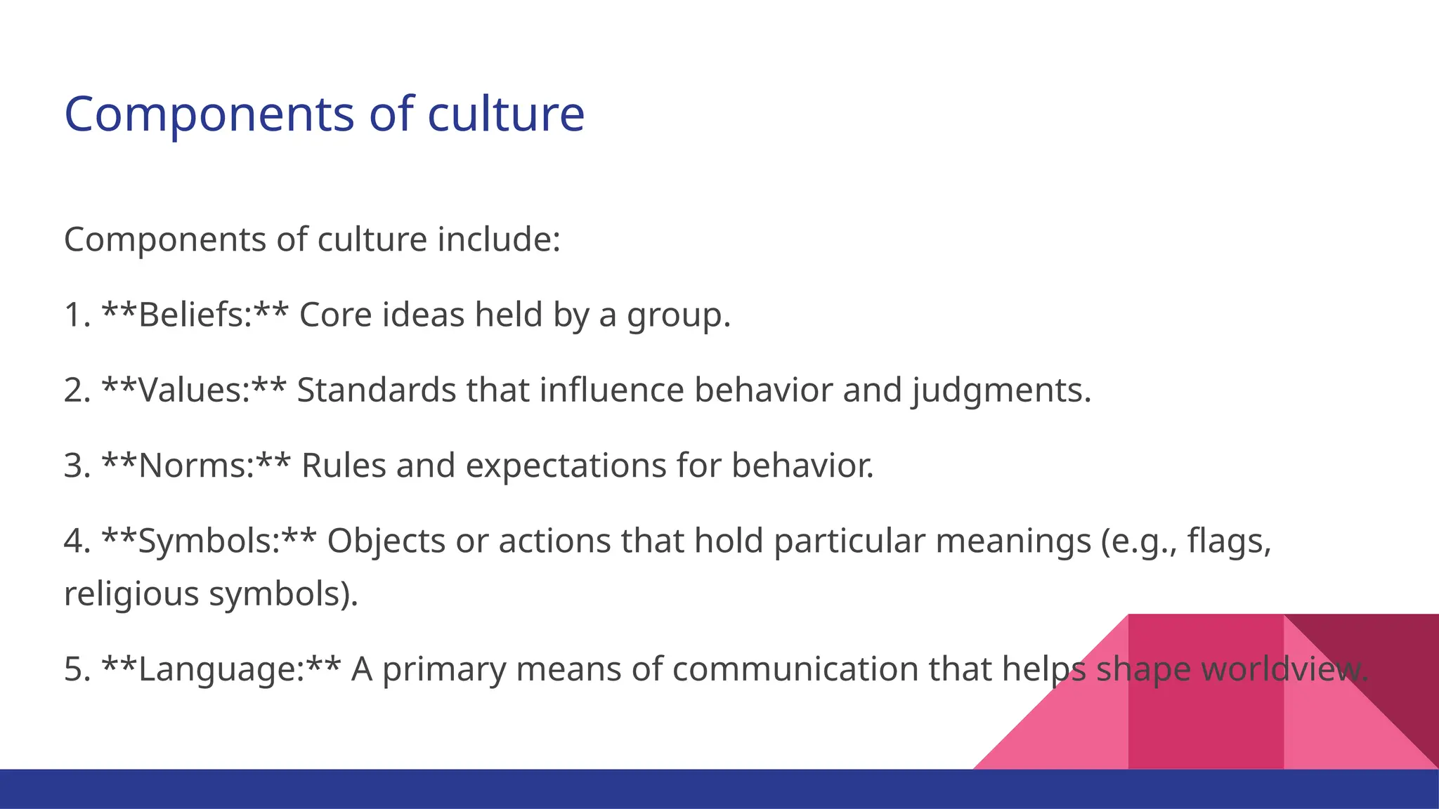 sociology- culture. Understanding how culture impacts society. | PPTX