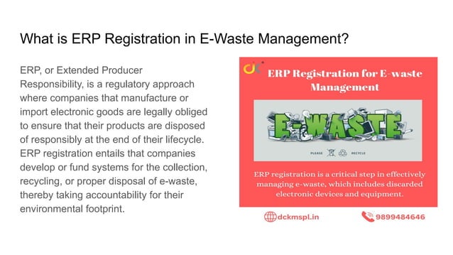 Understanding the Benefits of EPR Registration for E-Waste Management ...