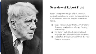 Themes of Nature in Robert Frost's Poetry.pptx | Free Download