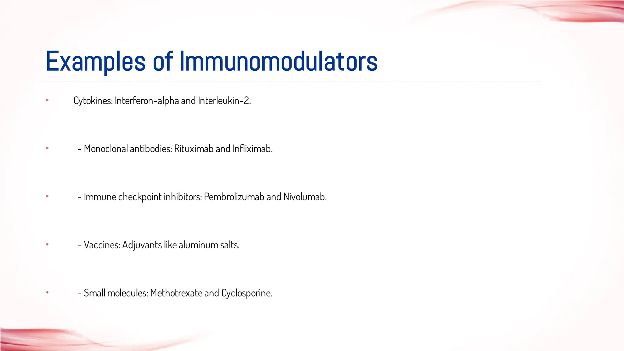 Immunomodulators : Types, side effects, Treatment | PDF