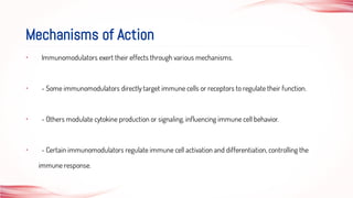 Immunomodulators : Types, side effects, Treatment | PDF