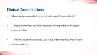 Immunomodulators : Types, side effects, Treatment | PDF
