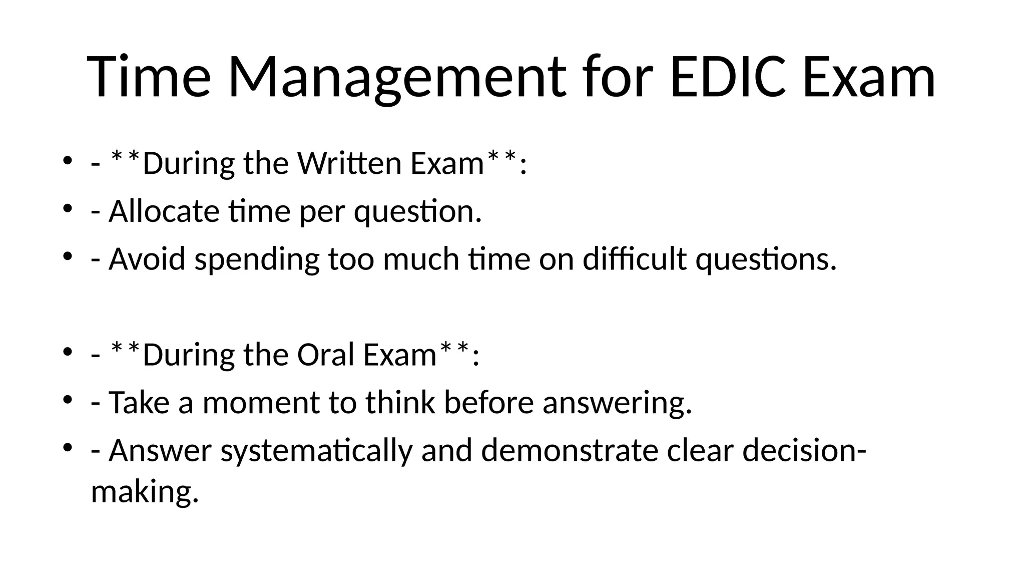 EDIC Exam: A Comprehensive Guide for Success | PPTX