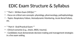 EDIC Exam: A Comprehensive Guide for Success | PPTX