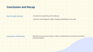 Geometry for kids-kinder garden kids-fun activity | PPT