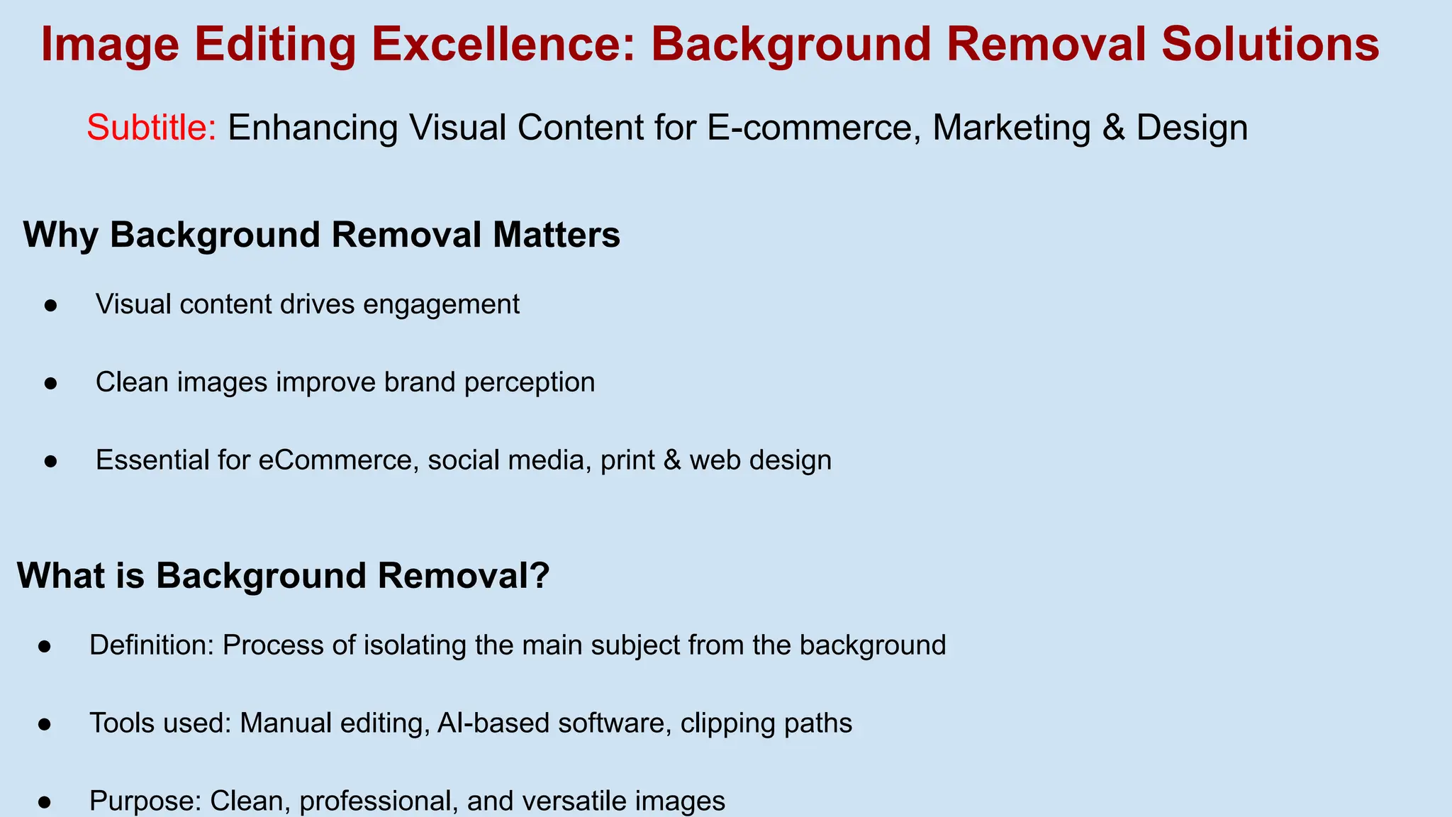 Background removal services | Background removal | PPT