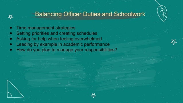 Classroom Officers Roles and Responsibilities | PPTX
