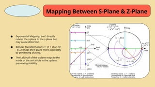 control system The Relationship Between the S-plane and Z-plane | PPTX