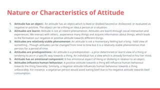 Comprehensive Overview of Attitude and Its Formation Processes | PPTX