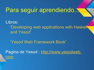 Yesod Framework | PDF