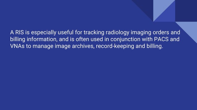 Radiology Information System (RIS) | PPTX