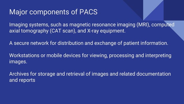 Radiology Information System (RIS) | PPTX