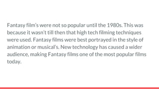 The History of Fantasy | PPT