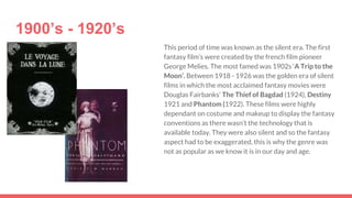 The History of Fantasy | PPT