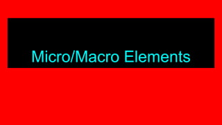 Micro and Macro elements in film | PDF