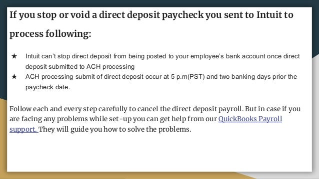 How To Cancel Direct Deposit In QuickBooks Payroll how-to-cancel-direct-deposit-in-quickbooks-payroll