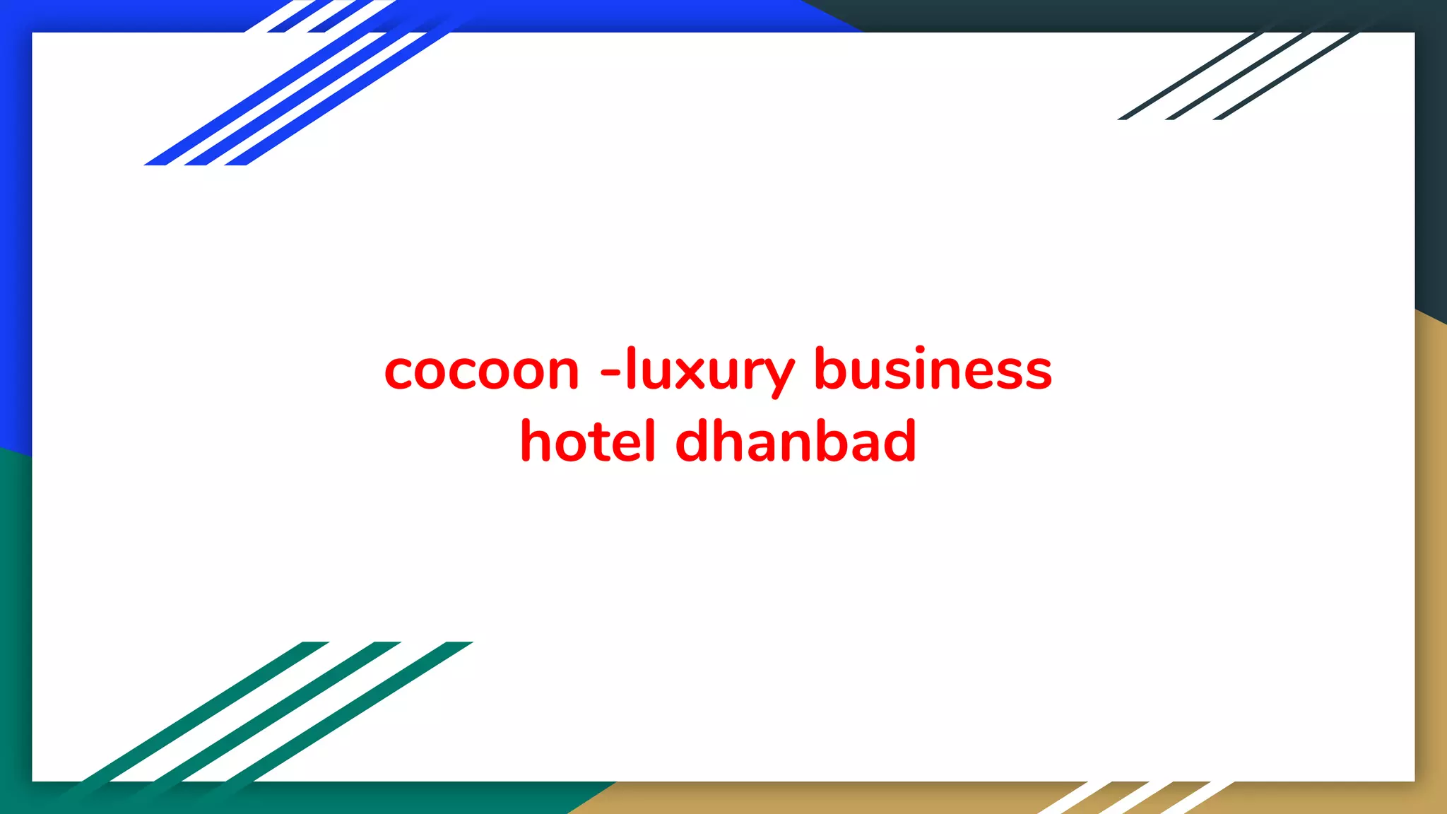 COCOON HOTEL | PDF
