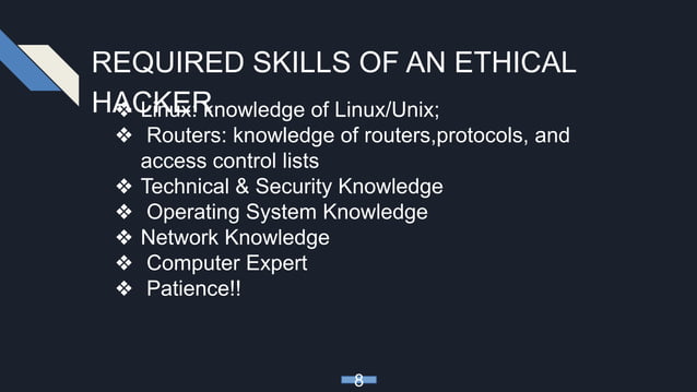 ETHICAL HACKING PRESENTATION | PPTX