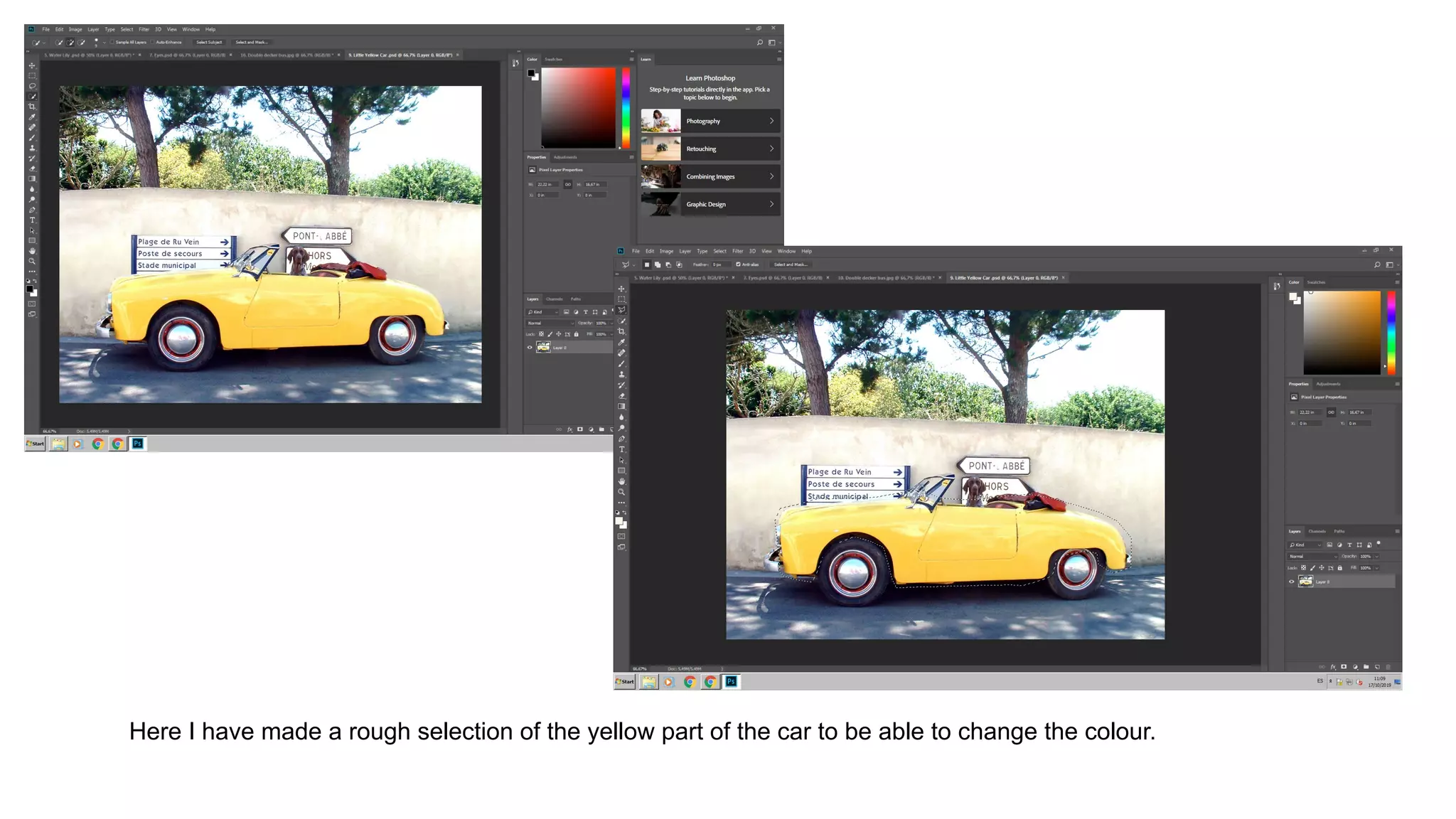 Changing the colour of objects | PDF