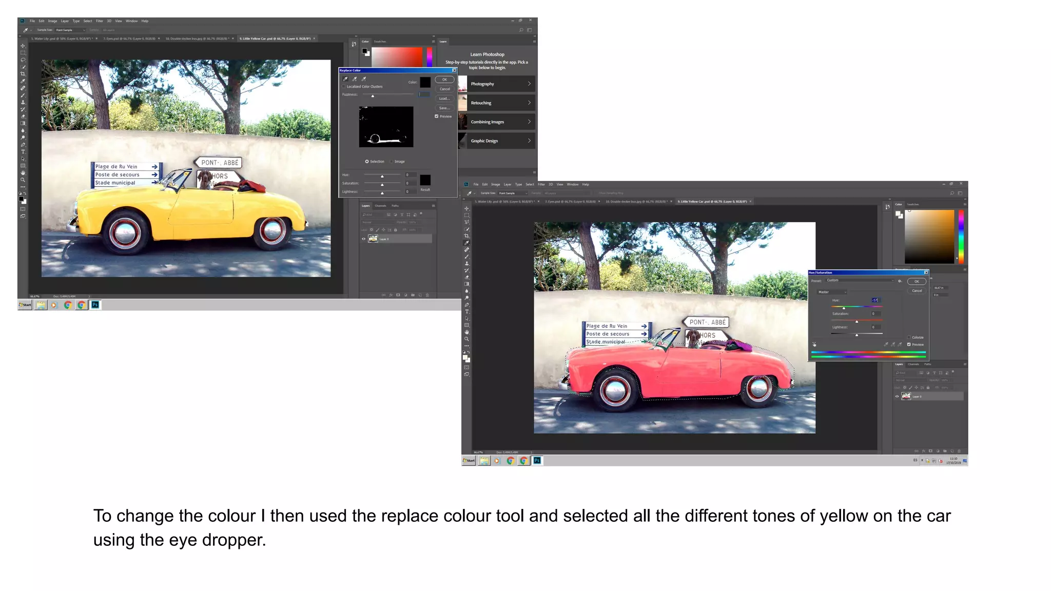 Changing the colour of objects | PPT