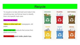 Reduce, reuse and recycle | PPTX