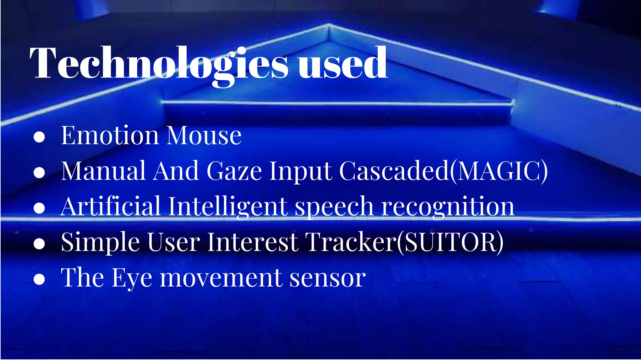 Blue Eyes Technology PPT | PPTX
