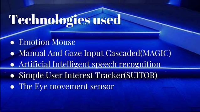 Blue Eyes Technology PPT | PPTX