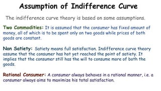 Indifference Curve Theory | indifference curve | indifferece curve ...