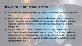 Ion Propulsion Engine | PPTX