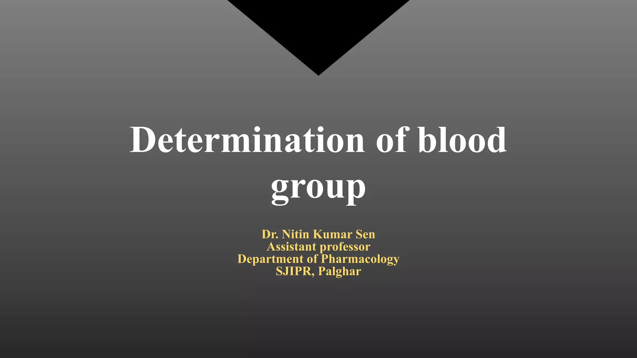 Determination of blood group | PDF