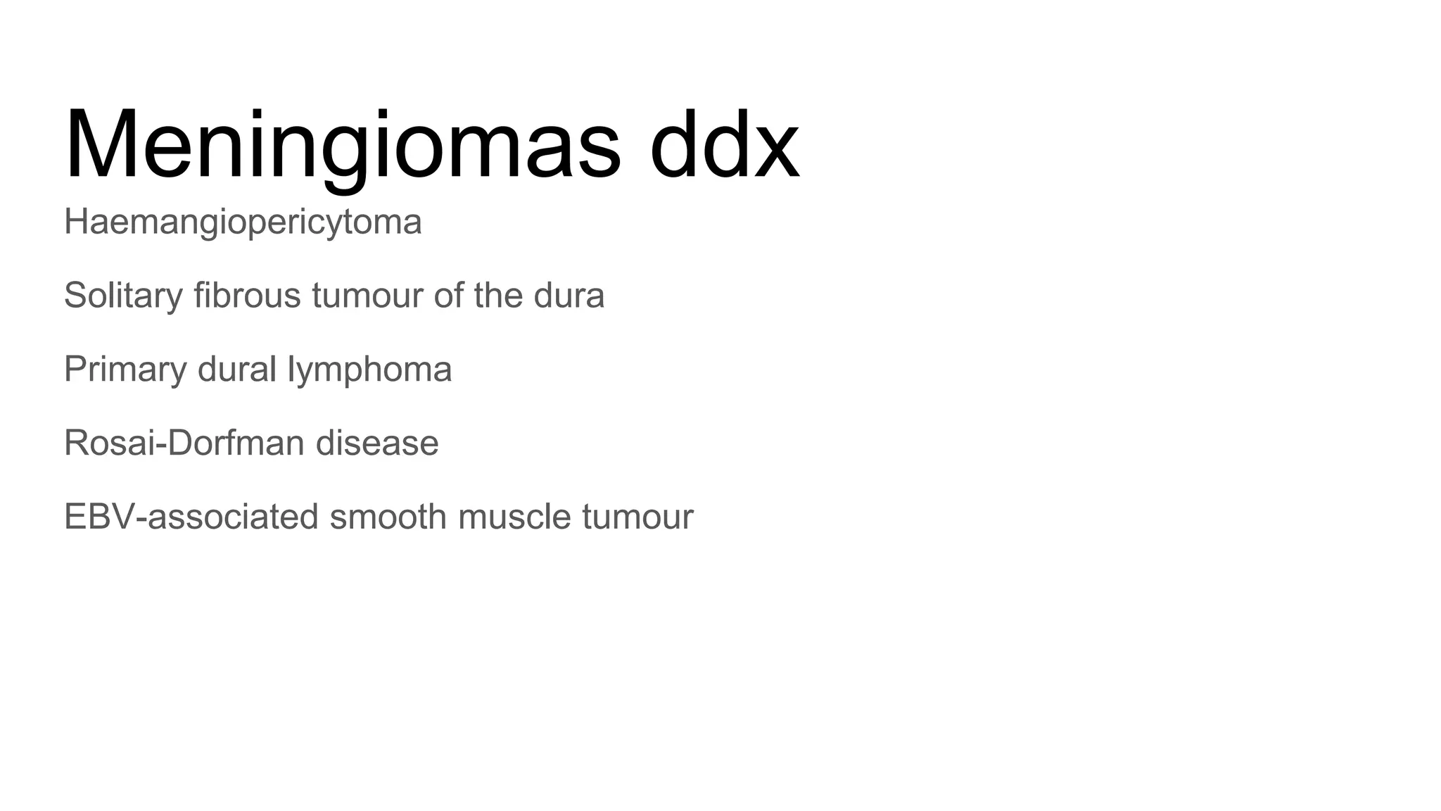 MENINGIOMA DDs | PPT
