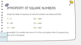 Properties Of Square