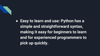 Python course in pune | PPT