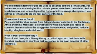 Postcolonialism in The Wretched of the earth | PPTX