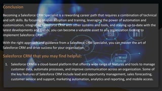 Mastering the Art of Salesforce CRM | PPT