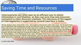 Relevance of Interrogatories in Civil Litigation | PPTX