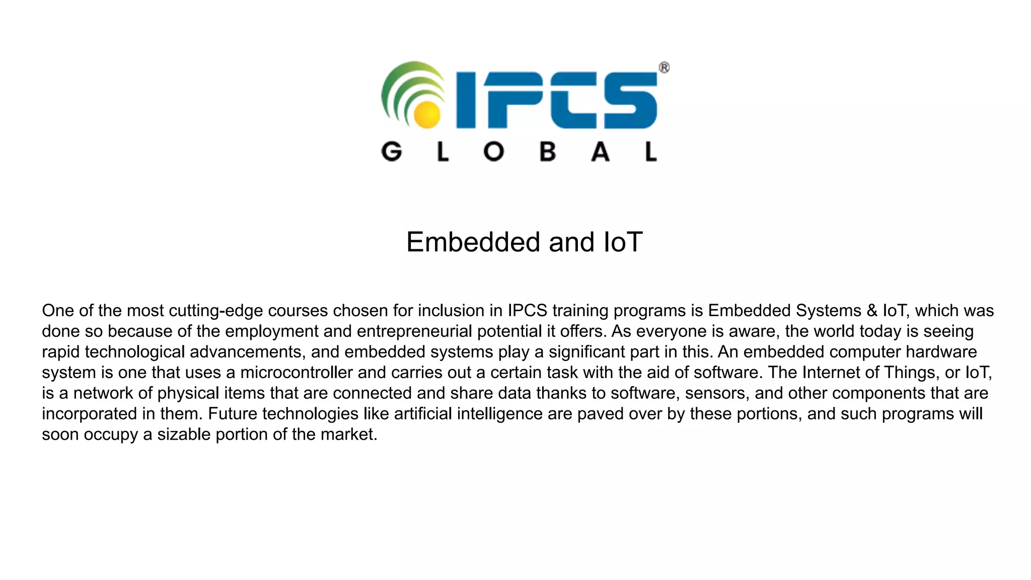 IPCS GLOBAL | PDF