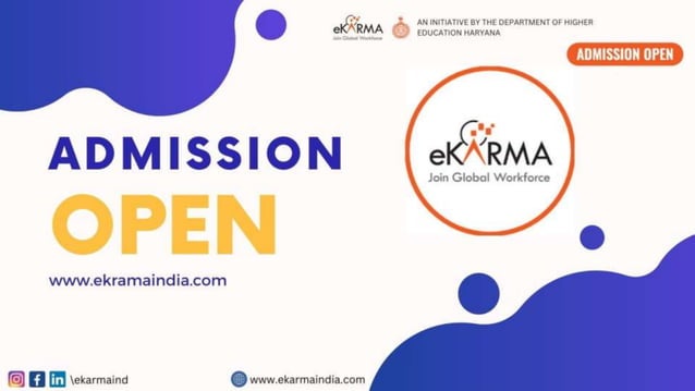 ekarma admission open | PPT