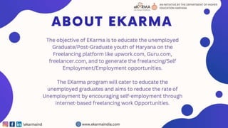 ekarma admission open | PPTX