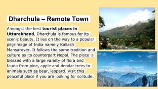 Explore Uttarakhand tourism ppt | PPTX